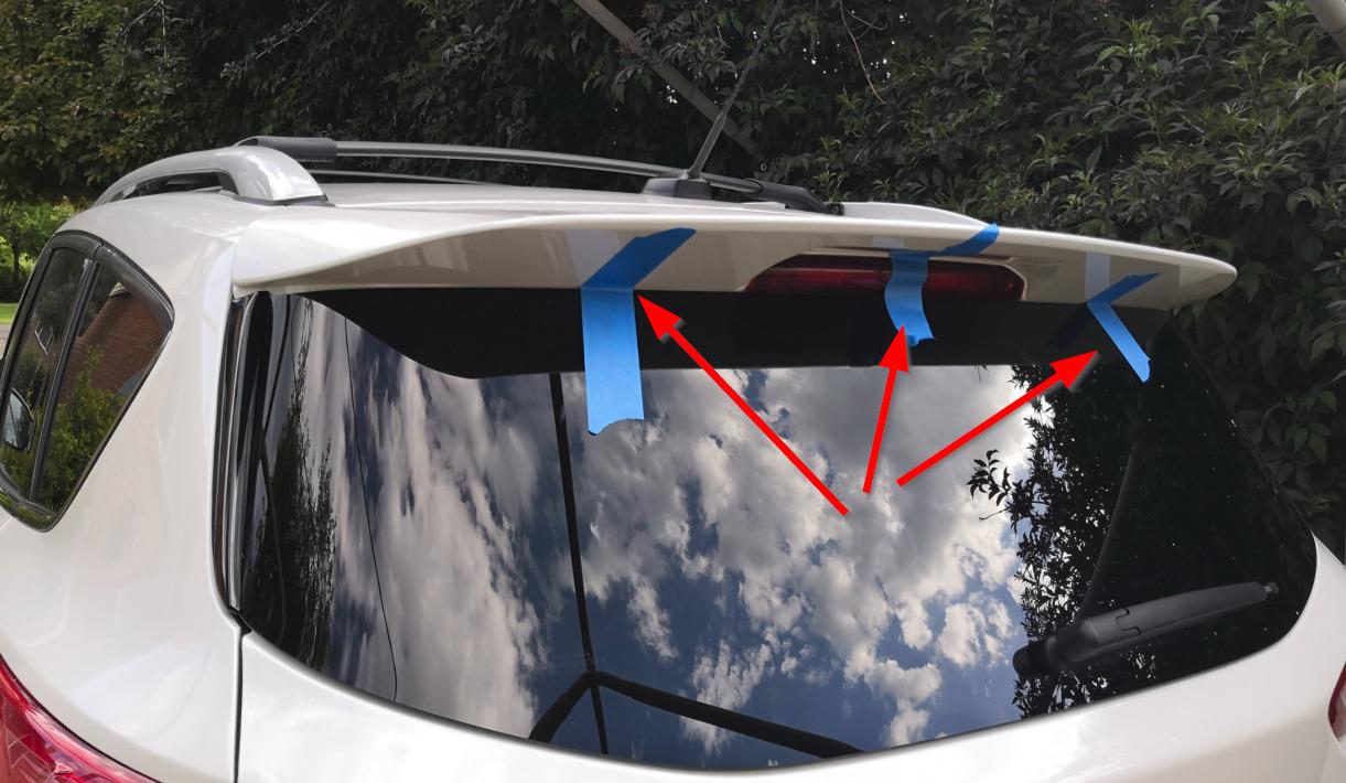 Amazon.com: Escape Spoiler Painted in The Factory Paint Code of Your ...