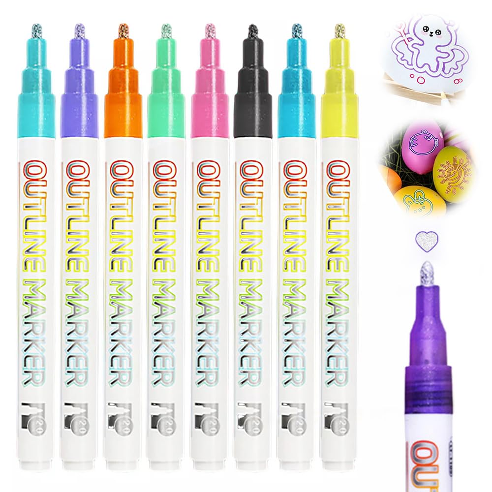 Amazon.com: JUDUNA 2025 New Marker Pen for Highlight, Dual-Line ...