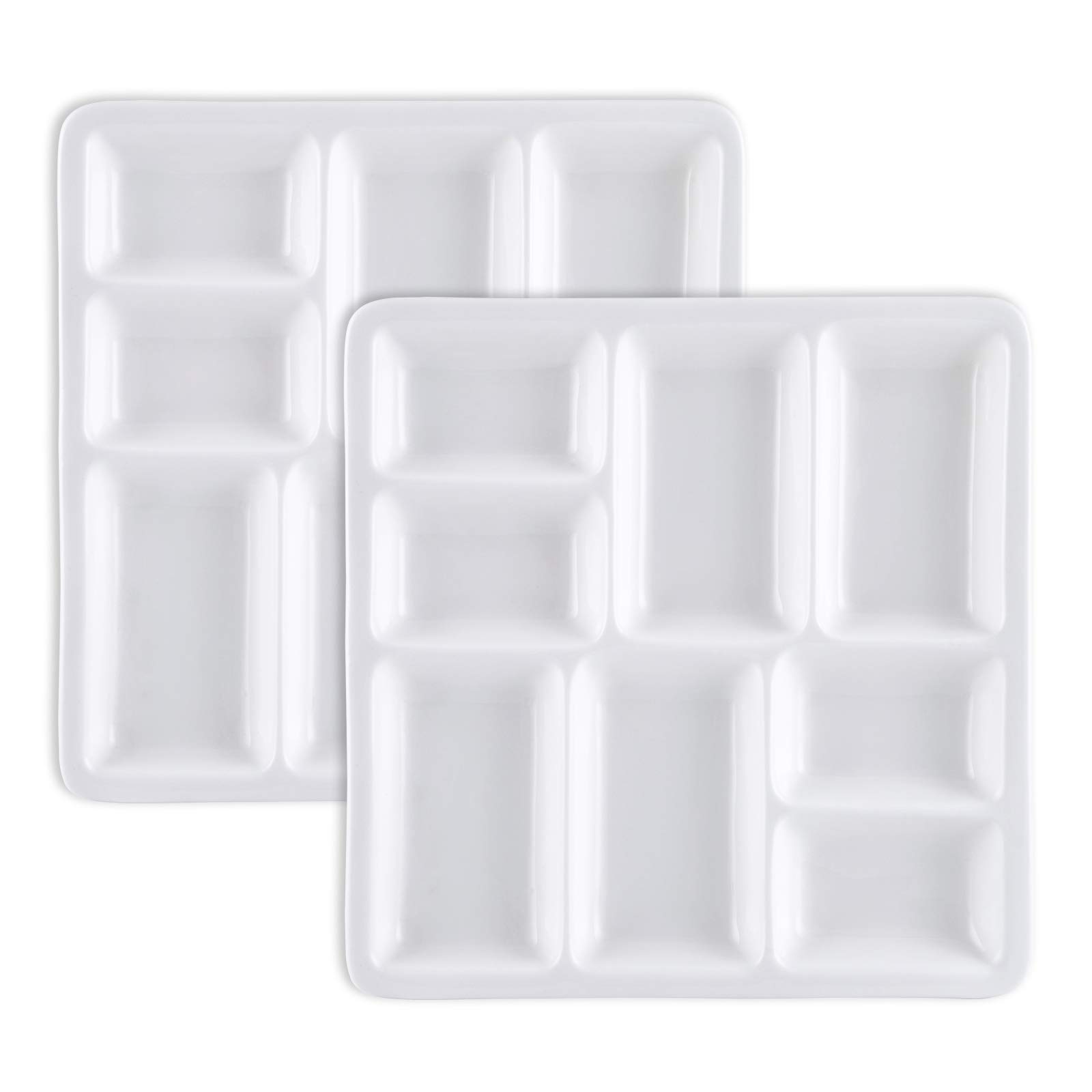 Ceramic Paint Palette Five Layer 5 Layers Mixing Trays Set Round ...