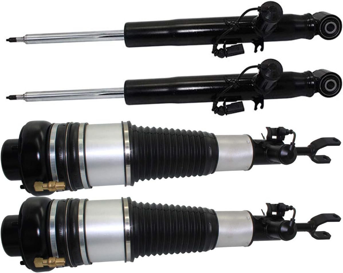 Amazon.com: AIRSUSFAT 4PCS Full Set Front Rear Air Suspension Shock For Audi A6 C6 For Allroad ...