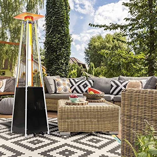 Oakmont Portable 41,000 BTU Pyramid Outdoor Patio Heater Commercial ...