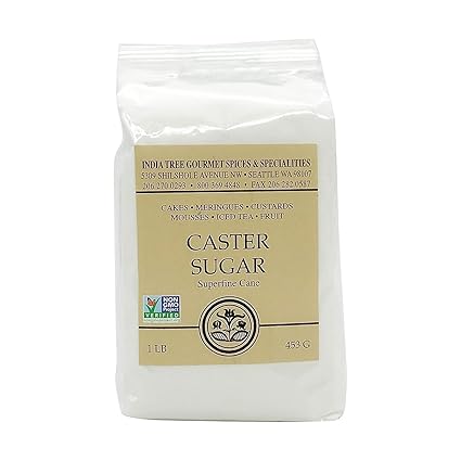 Amazon.com: India Tree Superfine Caster Baking Sugar, 1 lb. bag ...