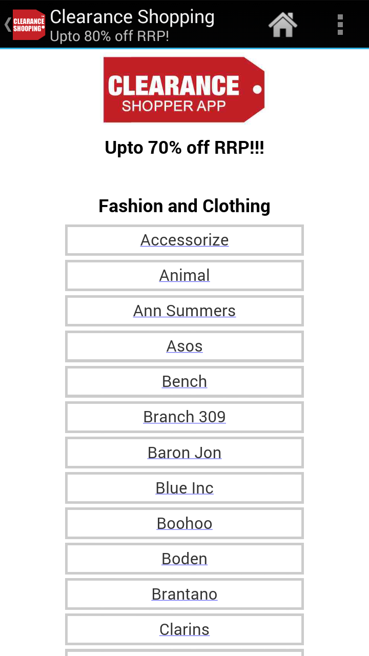 Clearance Shopping - App on Amazon Appstore