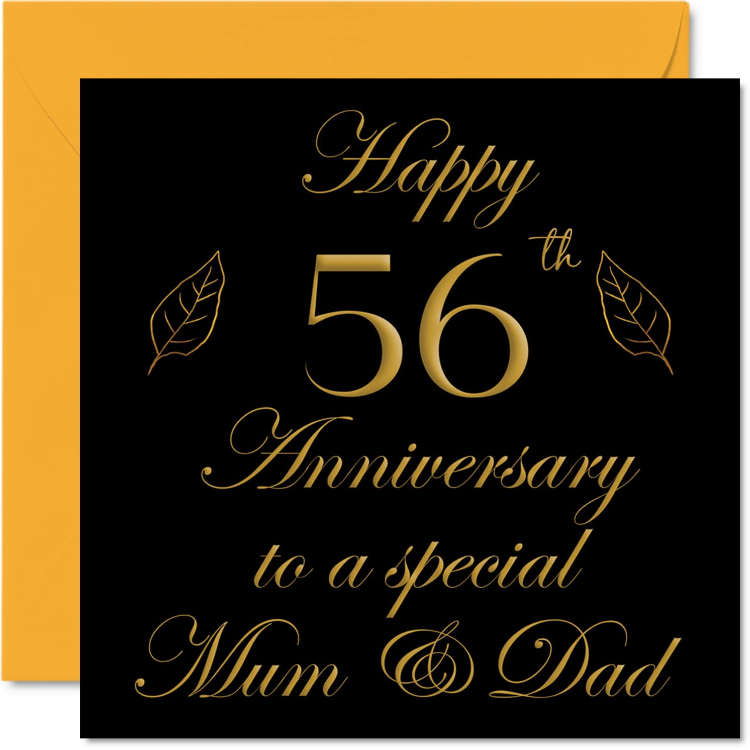 Special 56th Anniversary Card for Dad Mum Parents - Special Mum & Dad ...