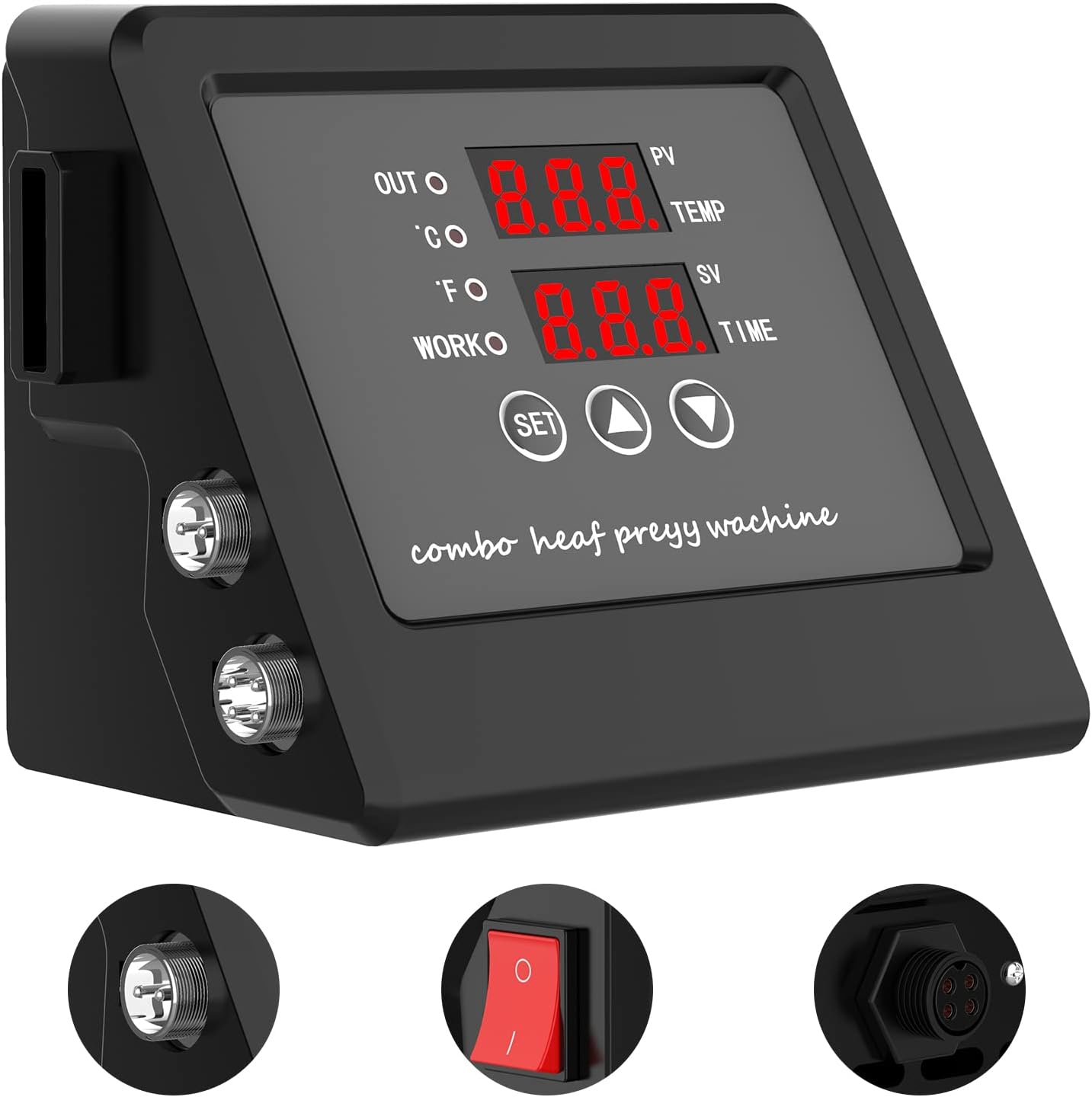 Amazon.com: Heat Press Control Box Digital Display for Heat Press ...