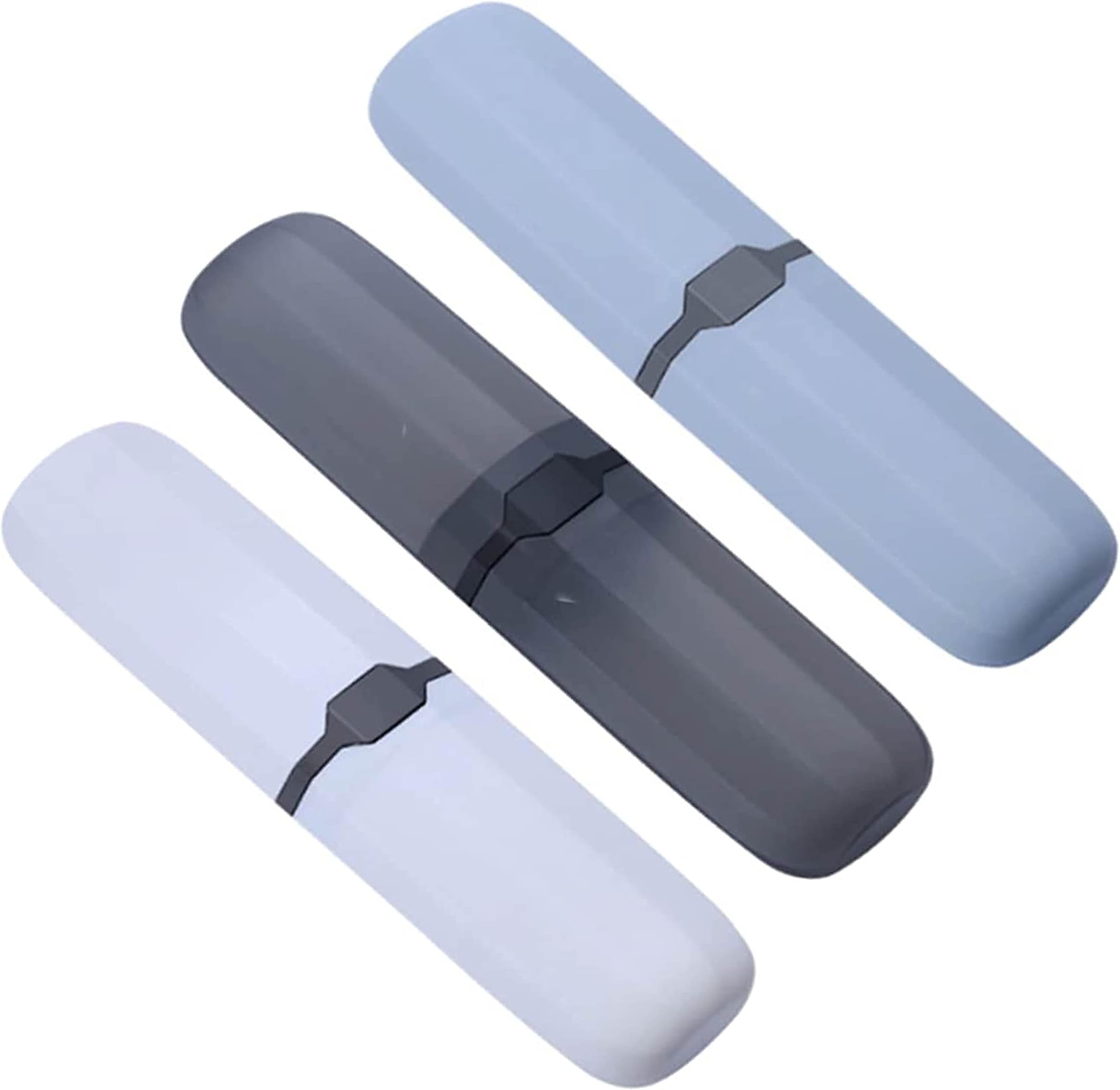 Amazon.com : PUTYSUUN Travel Bamboo Toothbrush Case Covers Containers 2 ...