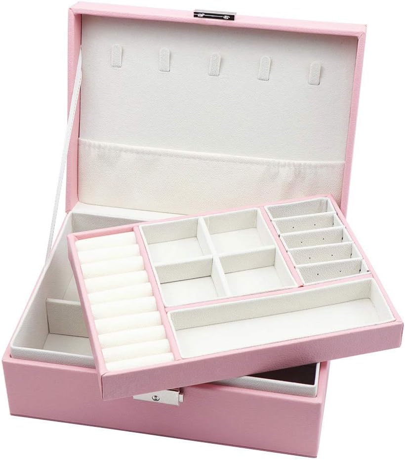 Stackers Blush Pink Classic Medium Jewellery Box, Set of 3 : Amazon.co ...