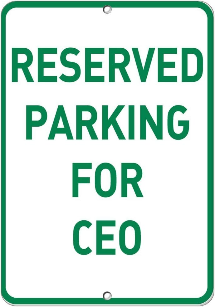 Amazon.com: Reserved Parking For Ceo Parking Sign Aluminum Metal Sign 7 ...