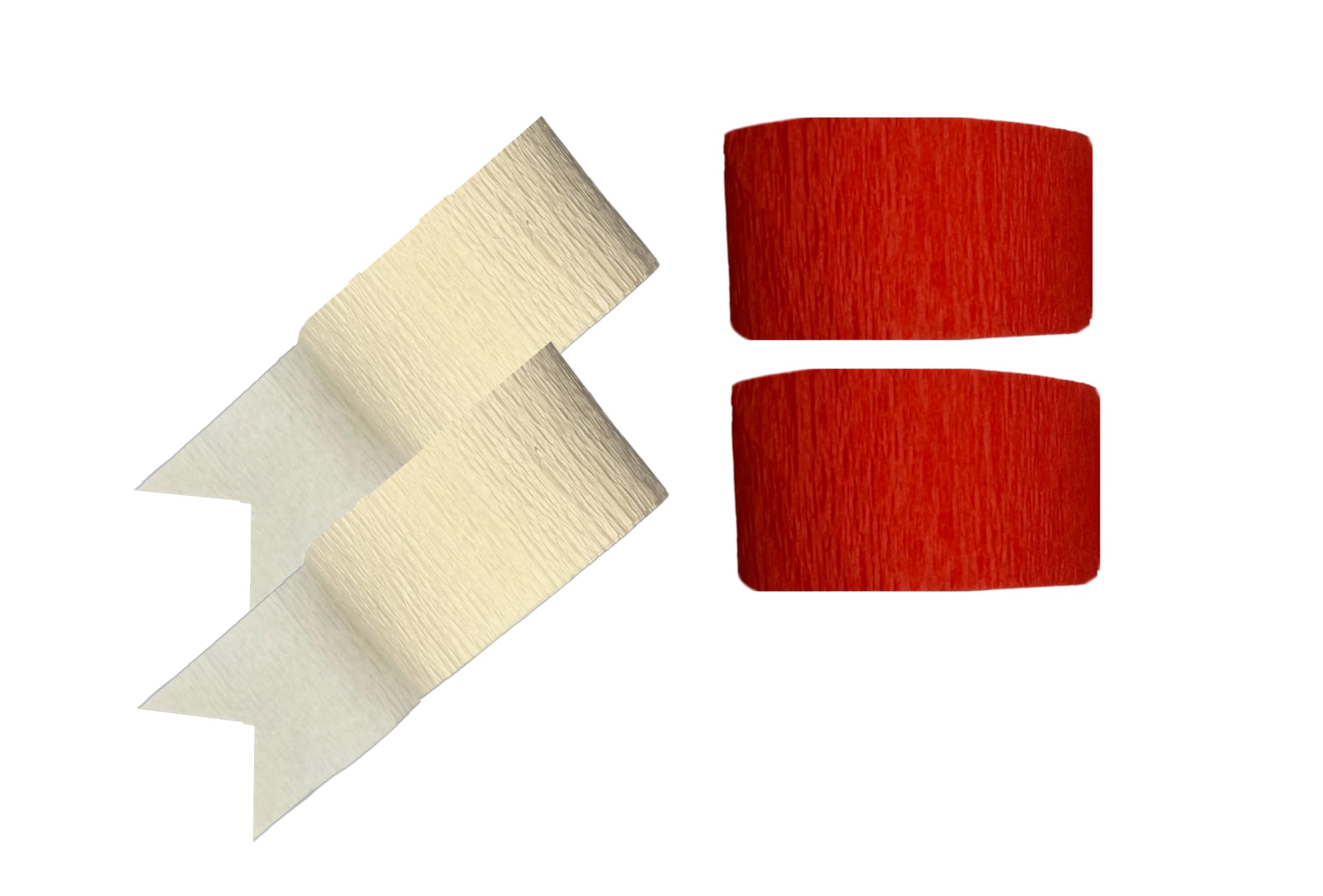 Snapklik.com : USA-Made Red And White Vanilla Modern Retro Crepe Paper ...