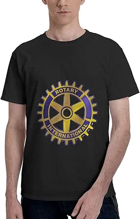 Rotary-International Men's T-Shirt, Cotton Short-Sleeved T-Shirt ...