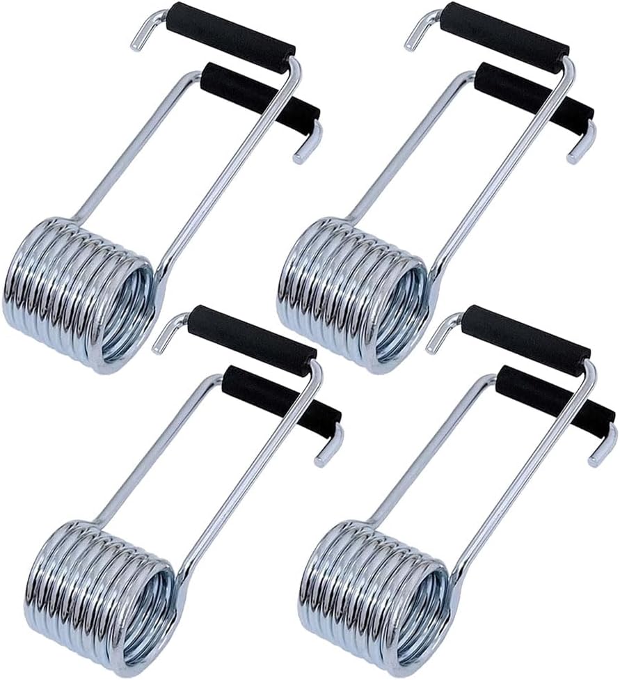 4 Packs Universal Butterfly Spring Door Closer Self-Closing with Rubber ...