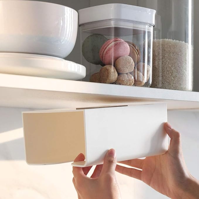 Amazon.com - Adhesive Tissue Box Cover Holder, Wall Mounted Under ...