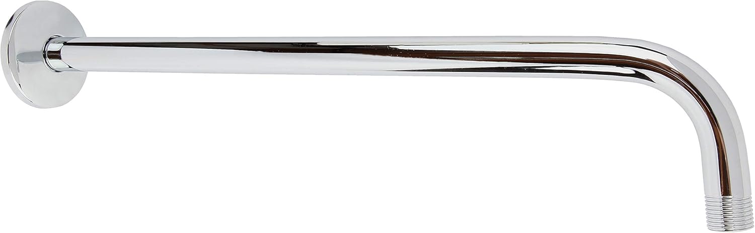 Amazon.com: Extra Long Stainless Steel with Flange, Rain Head Shower ...