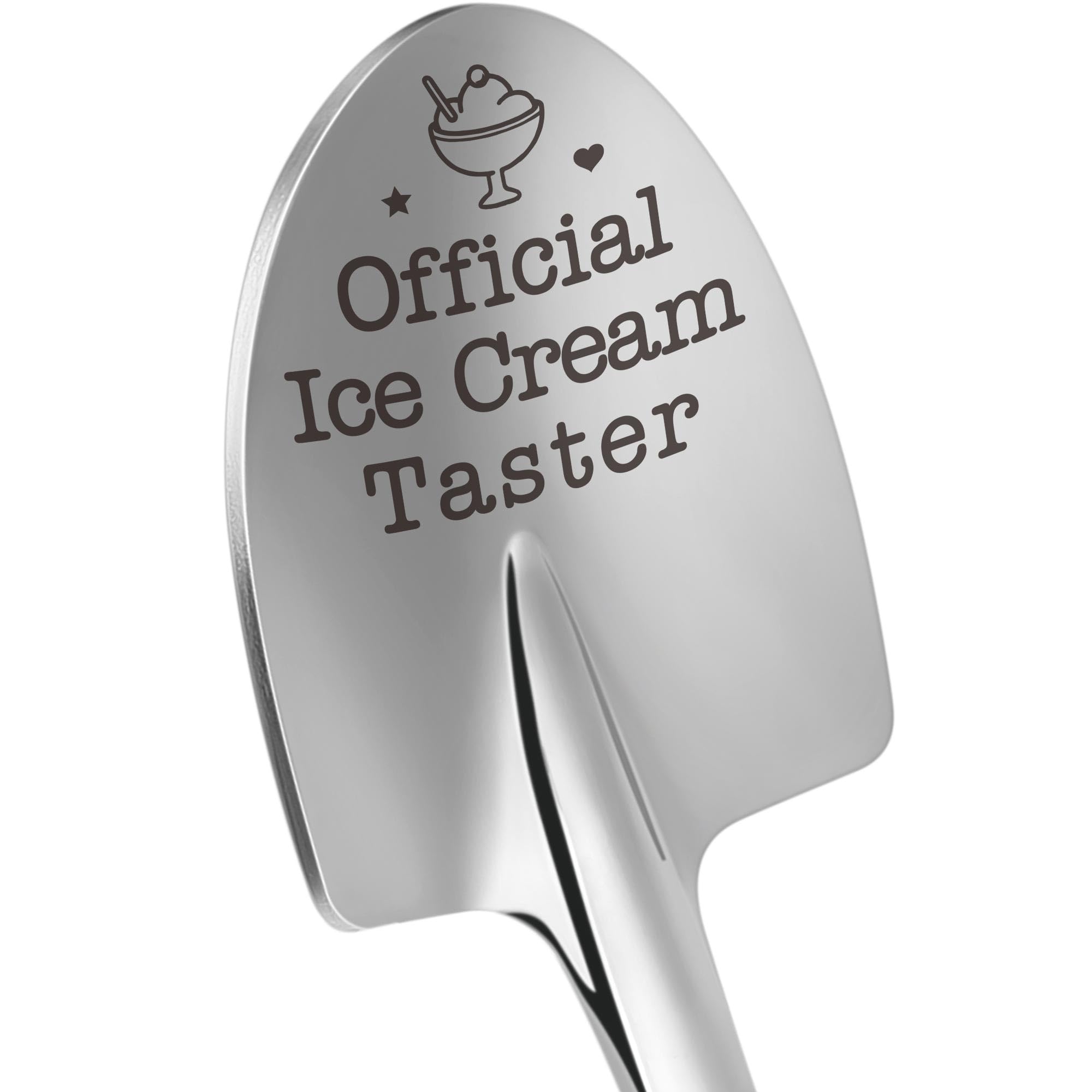 Amazon.com: Funny Ice Cream Spoons Gift for Ice Cream Lovers, Engraved ...