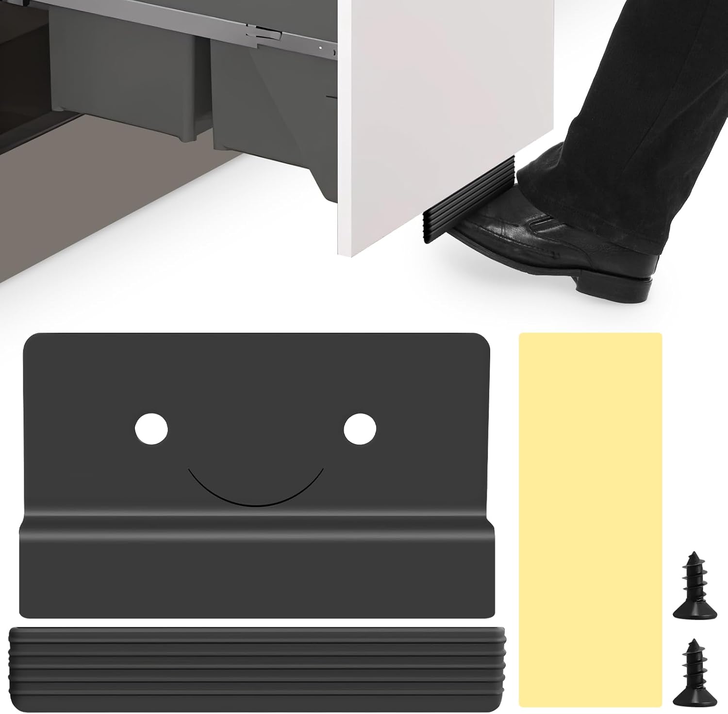 Mittimiya 5.2 X 7 Inch Cabinet Foot Pull for Trash Drawer, Touchless ...