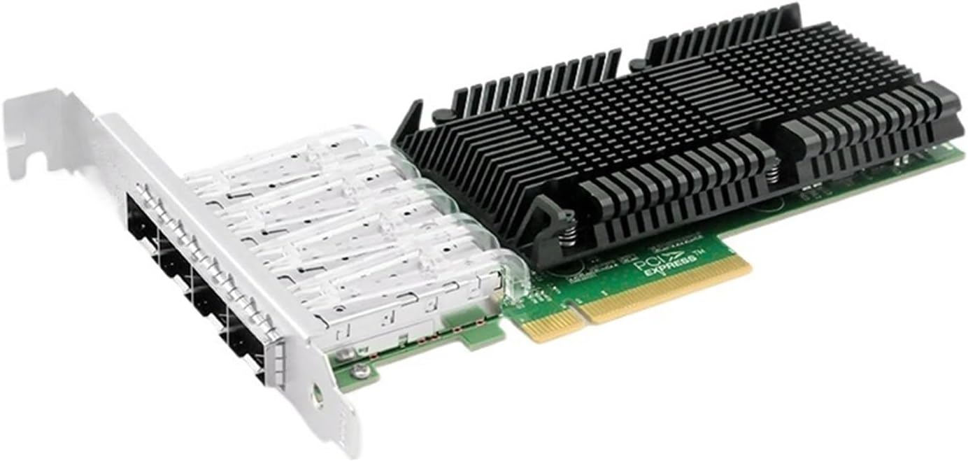 Amazon.com: Boartechs 1027PF 25Gb Quad Port PCI-E Network Card NIC ...