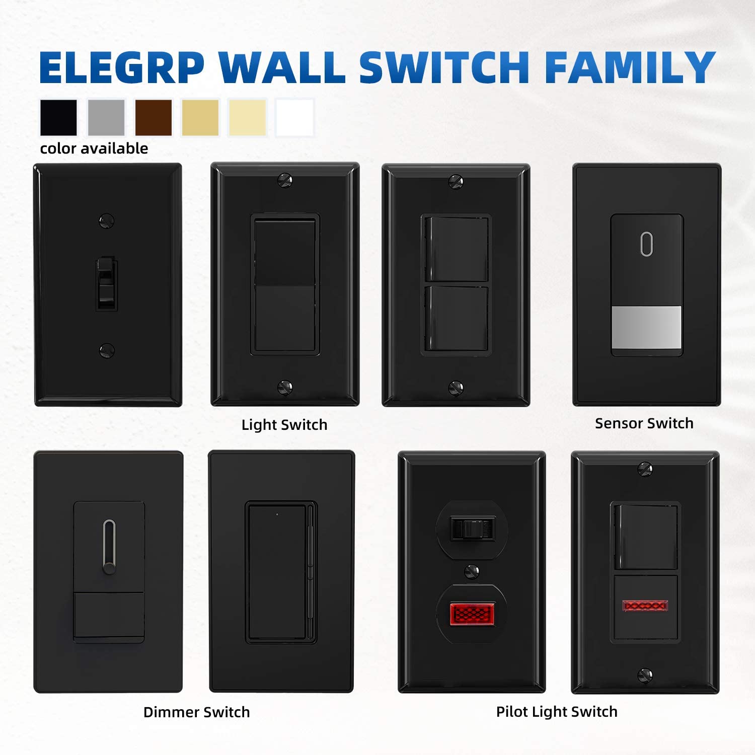 Snapklik Elegrp Single Pole Toggle Light Switch 15 Amp 120 Volt