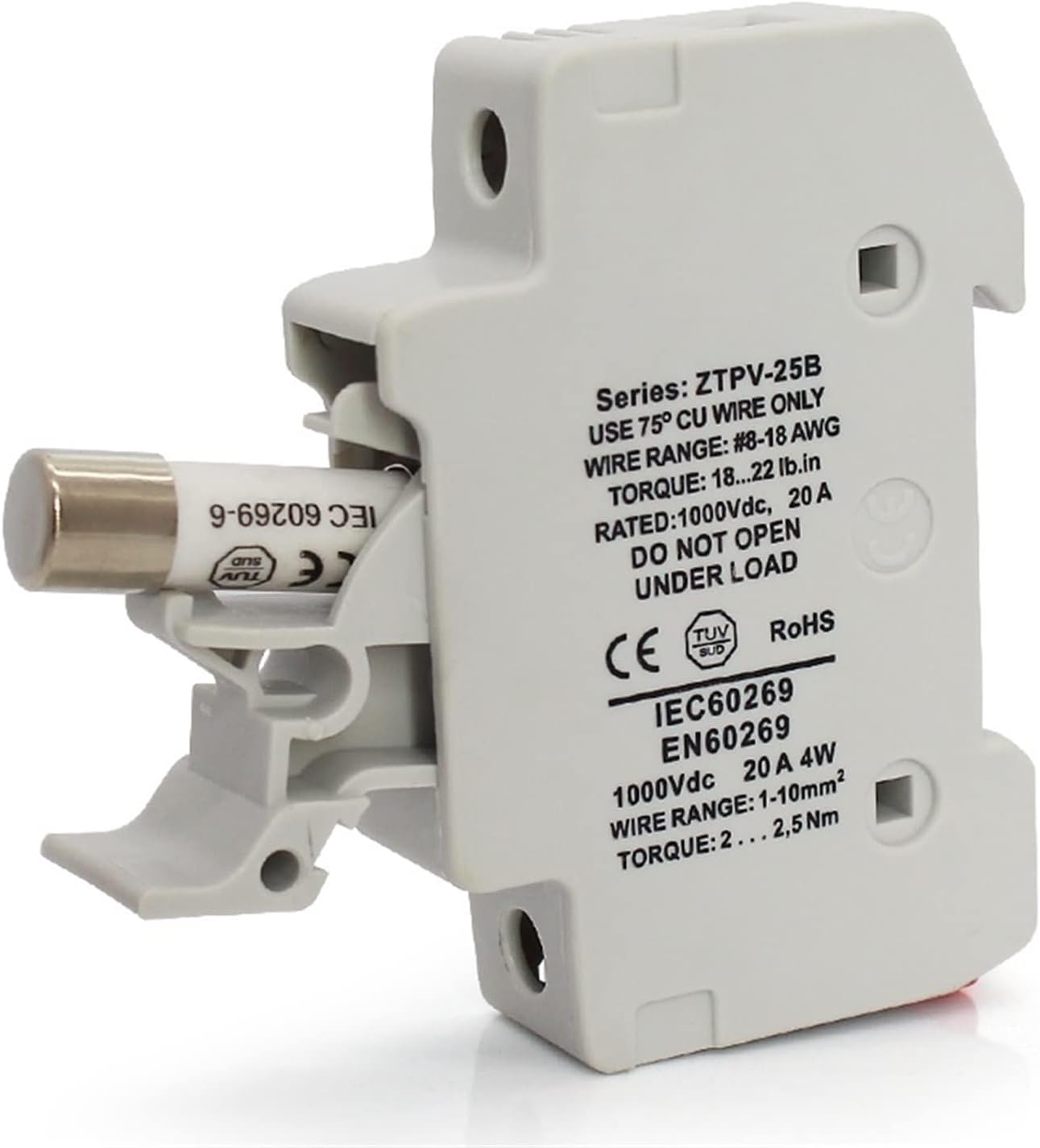 Amazon.com: 5 Sets/lot PV Solar Fuse 15A 1000V DC Fusible 10x38 gPV ...