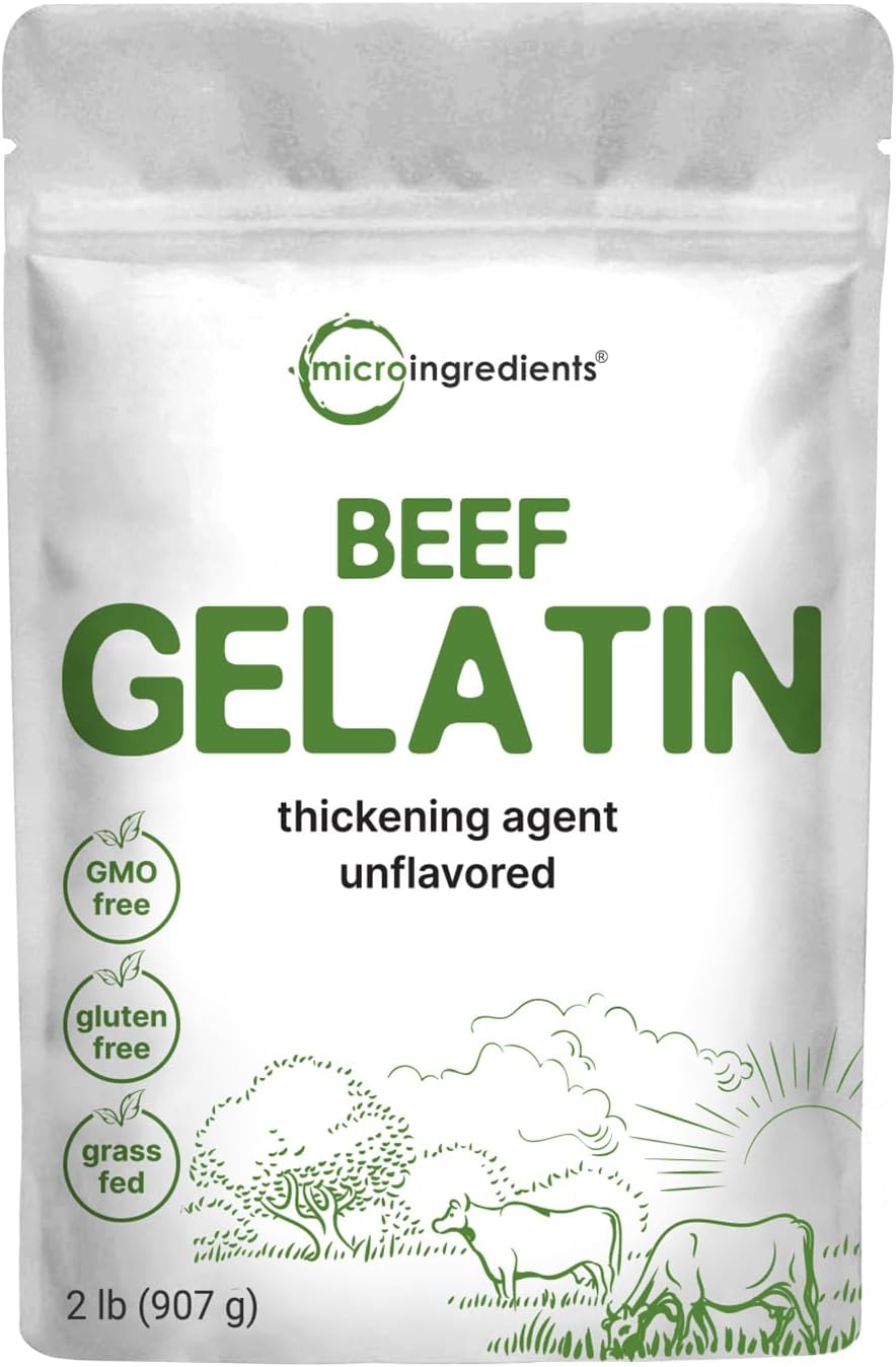Amazon.com : Bone Broth Gelatin Powder - Gelling Type - Pure Protein ...