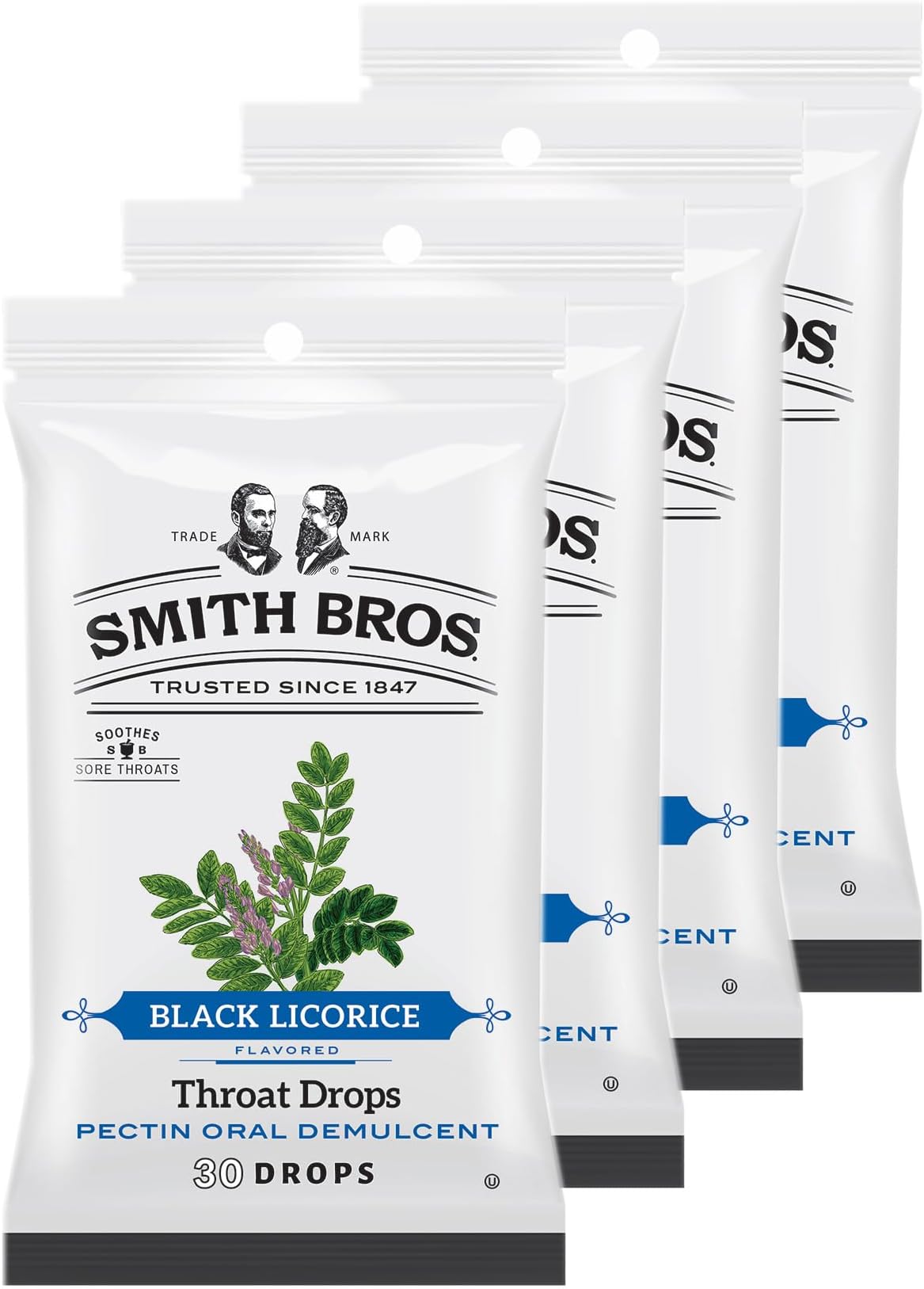 Amazon.com: Sore Throat Lozenges with Pectin by Smith Brothers (Black ...