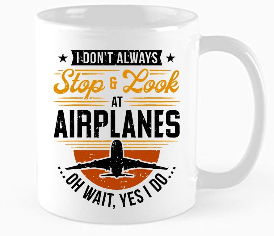 Amazon.com: LuckStore How Planes Fly Coffee Mug 11 Oz Pilot Mug Gift ...