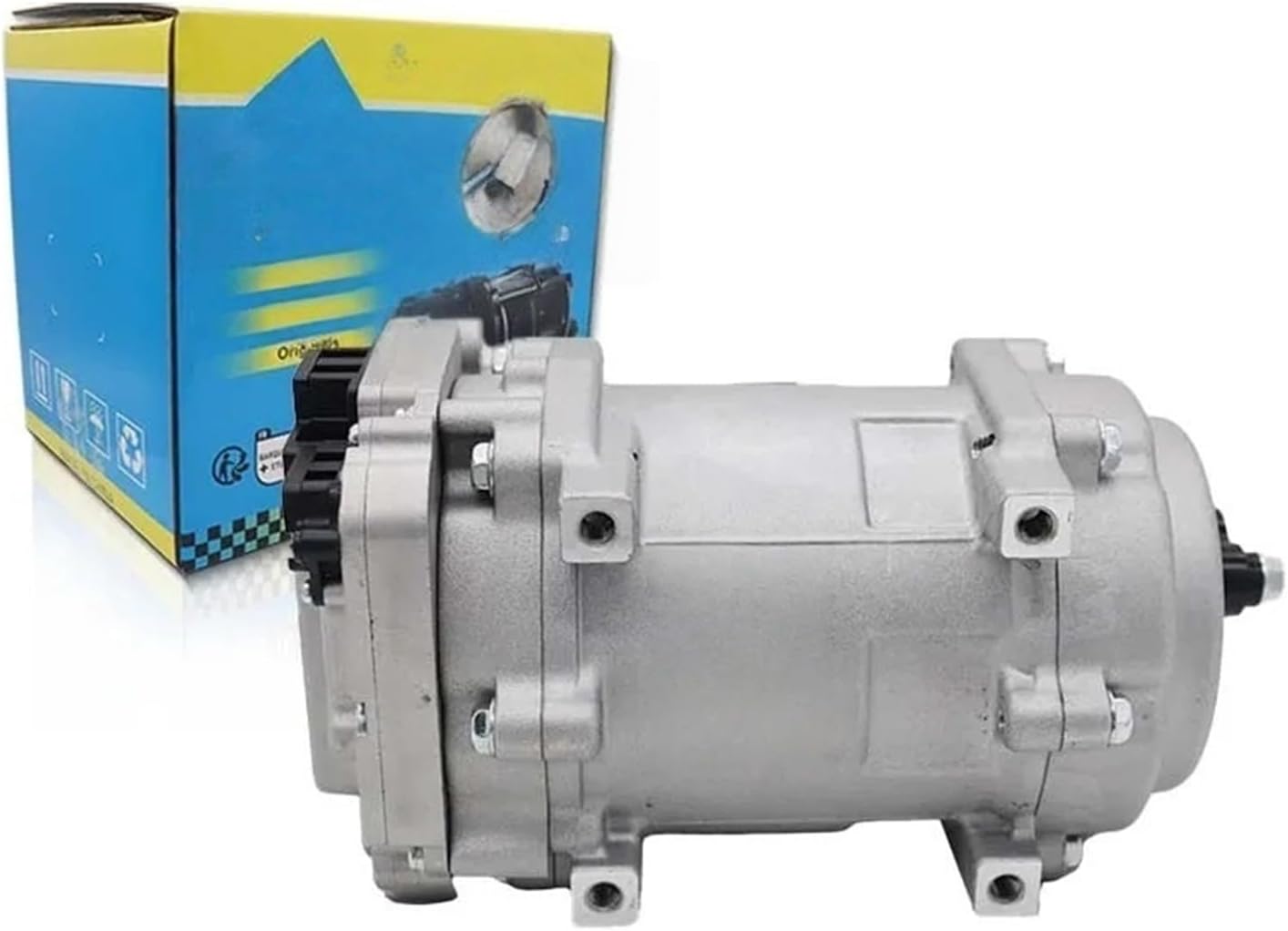 FMM A/C AC Electric Universal Compressor use Compatible For Small Car ...