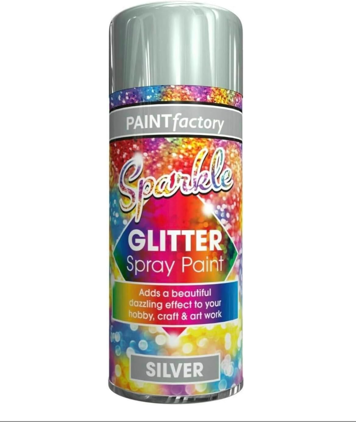 Glitter Spray Paint 200ml (Silver) - Amazon.com