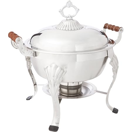 Amazon.com: Winco Round Crown Chafer, 6-Quart: Home & Kitchen