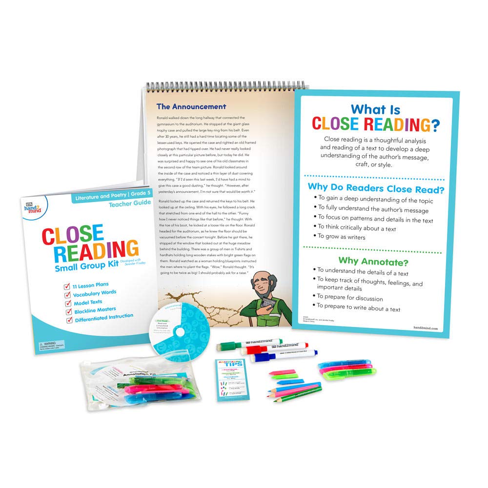 Buy hand2mind Close Reading Literature & Poetry Group Kit with ...