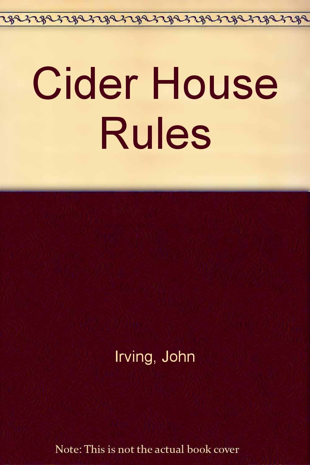 Buy Cider House Rules Book Online at Low Prices in India | Cider House ...