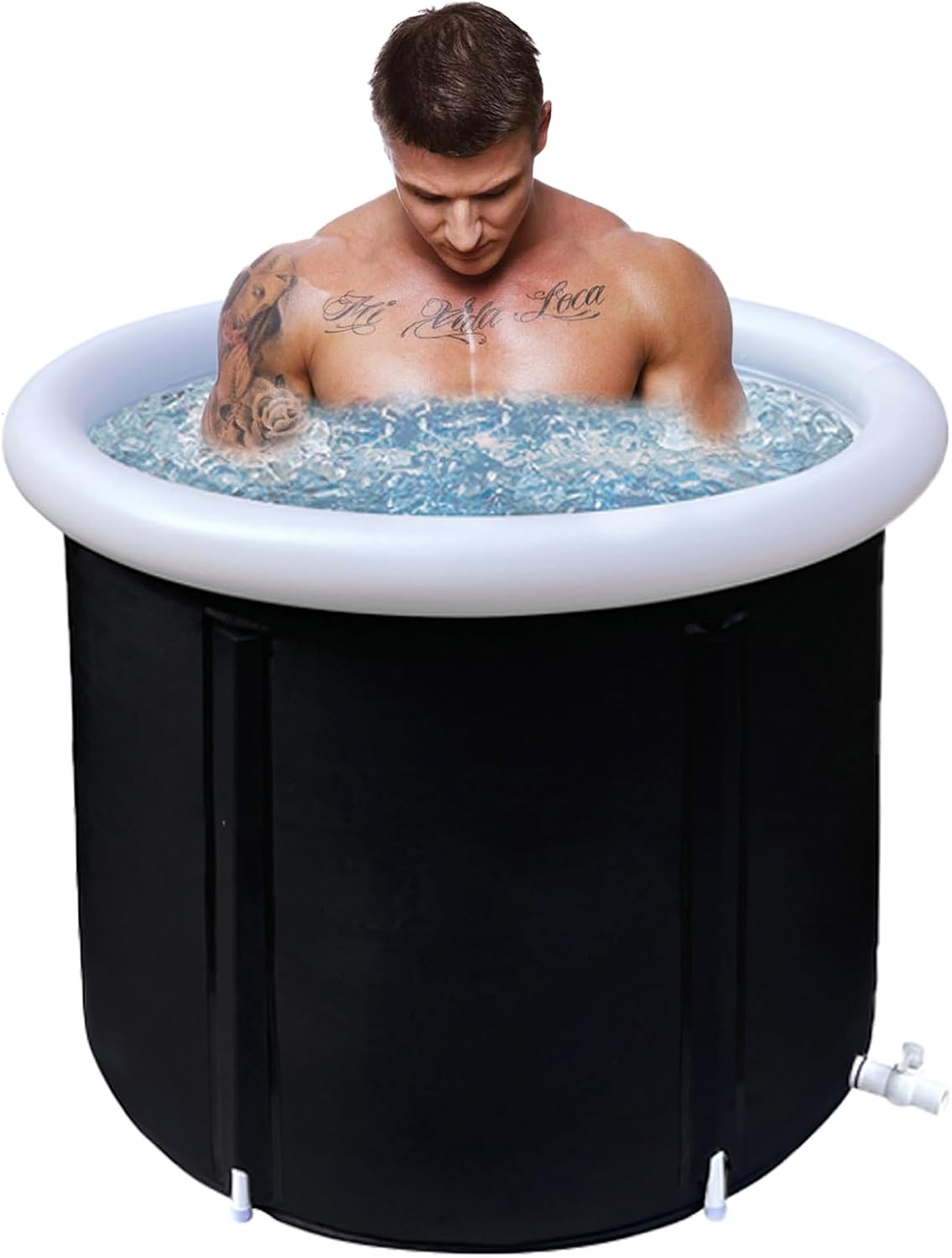 Ice Bath Tub for Athletes,Portable Bathtub,Foldable Bathtub Hot Tub ...