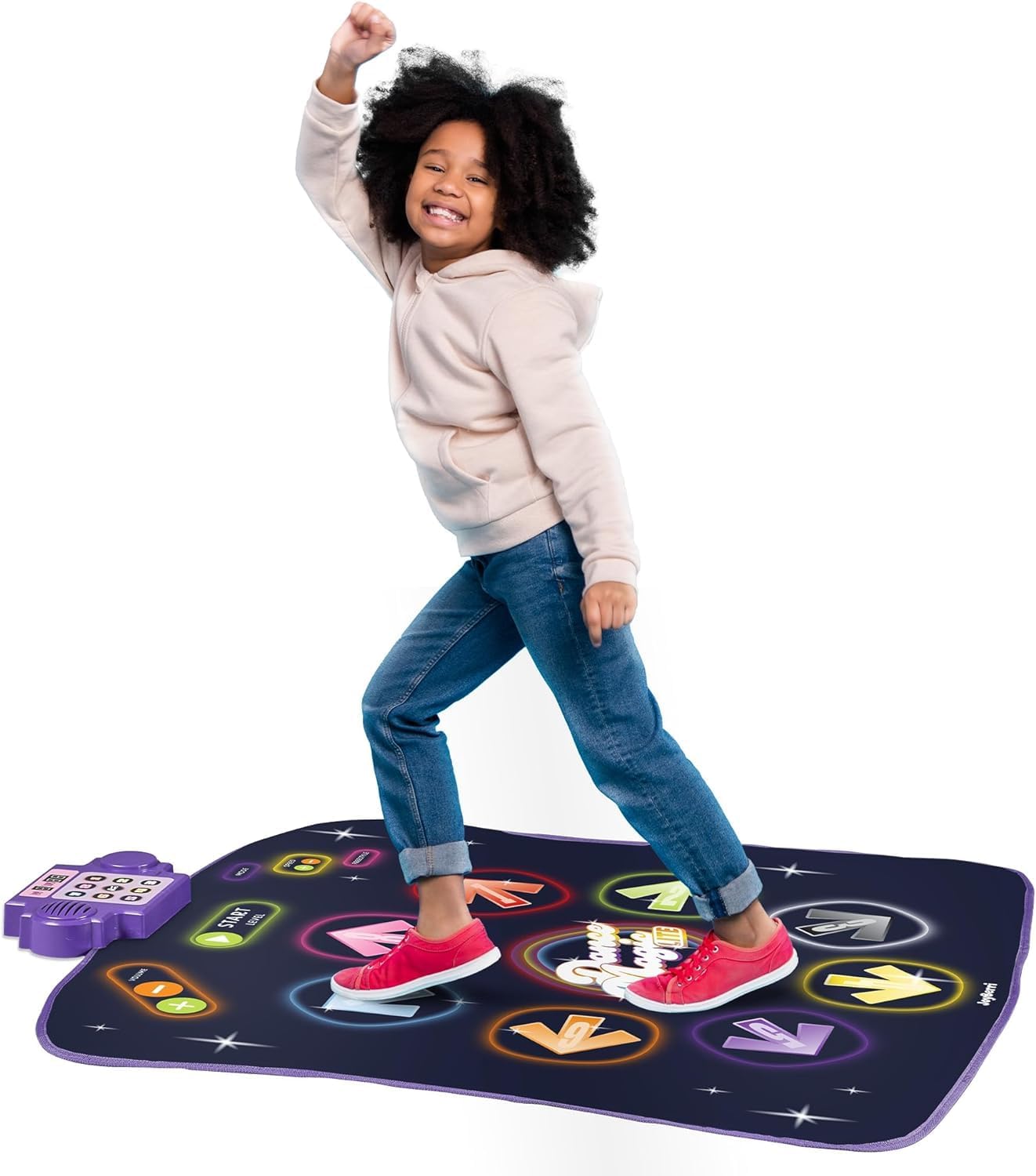 Amazon.com: JOYBERRI Dance Mat - with 8 Levels & Songs, 3 Speeds and 2 ...