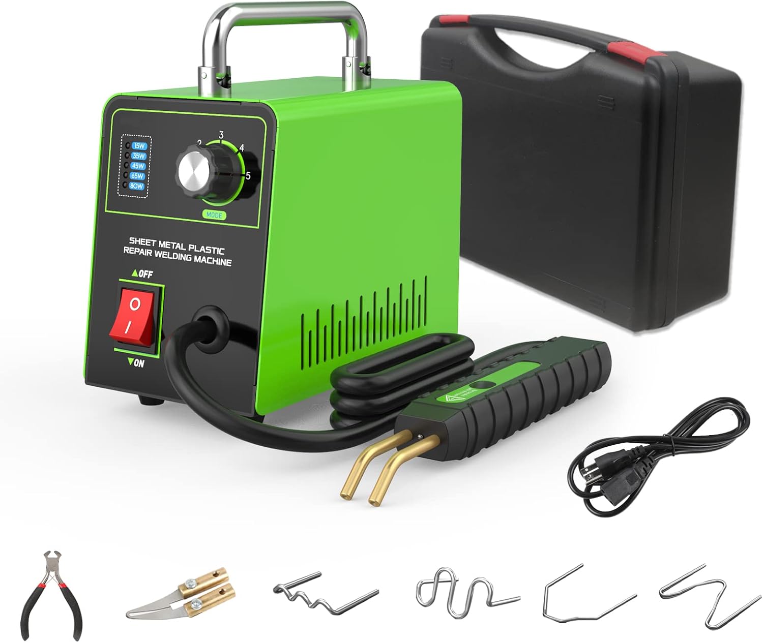 RALBIL 80W Plastic Welder Kit with 600pcs Staples, 110V Fast Heating ...
