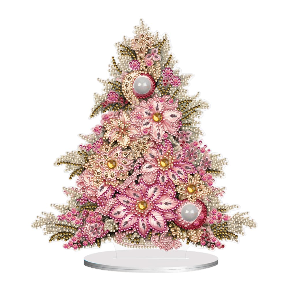 Amazon.com: Orgone Diamond Painting Christmas Tree Desktop Ornaments ...