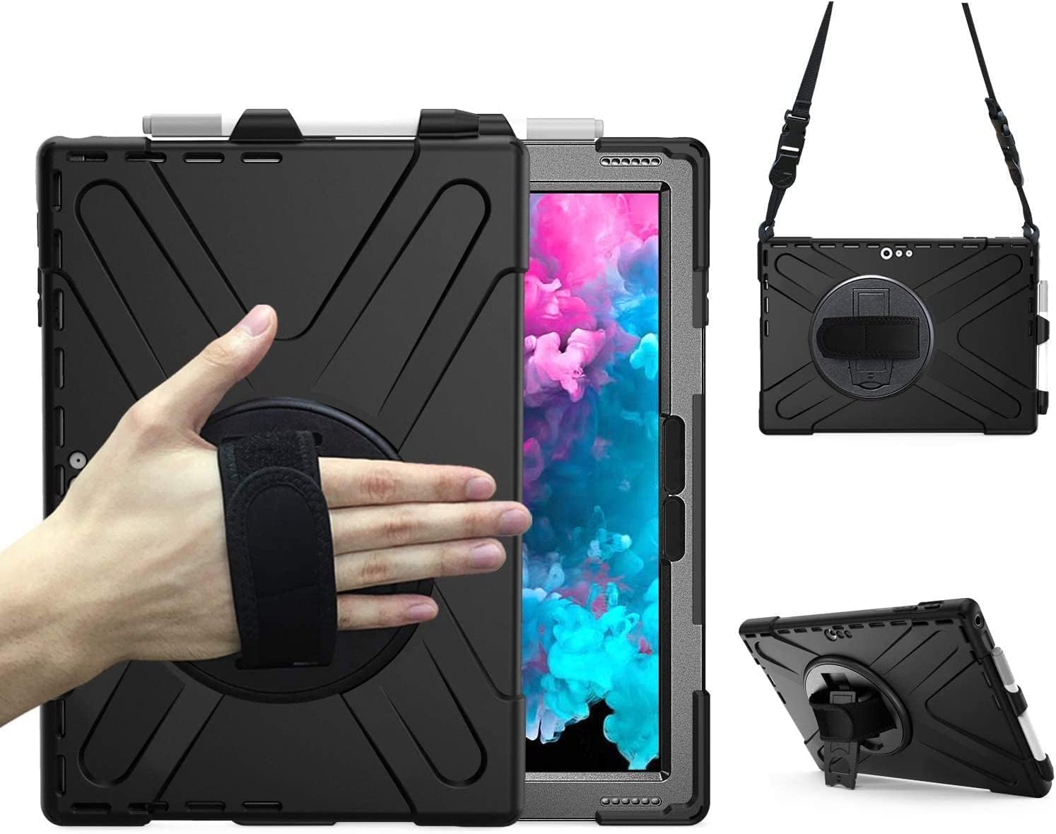 Junfire Protective Case for Microsoft Surface Pro 7 Plus 2021/Pro 7/Pro ...