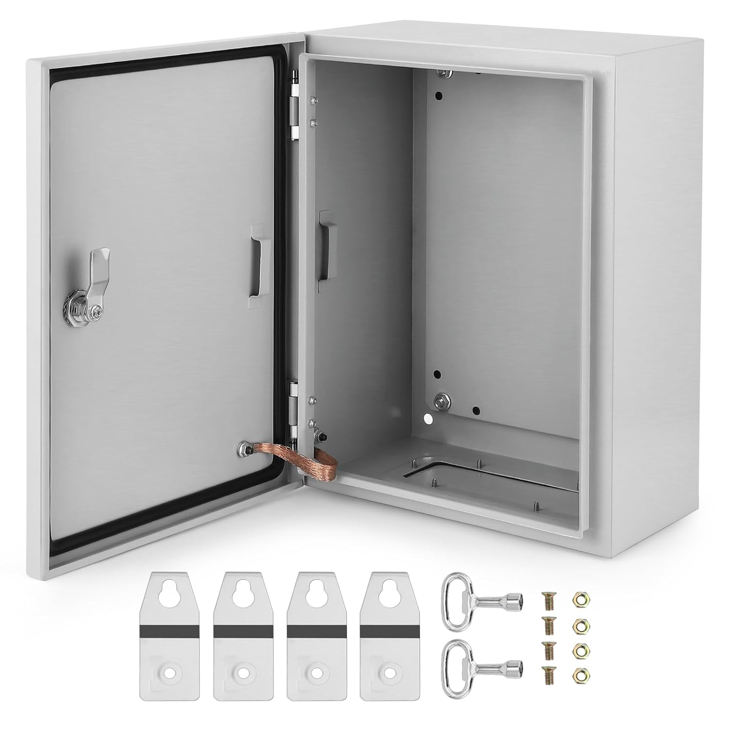 Amazon.com: Electrical Box, 16 x 12 x 6'' NEMA 4X Steel Electrical Box ...