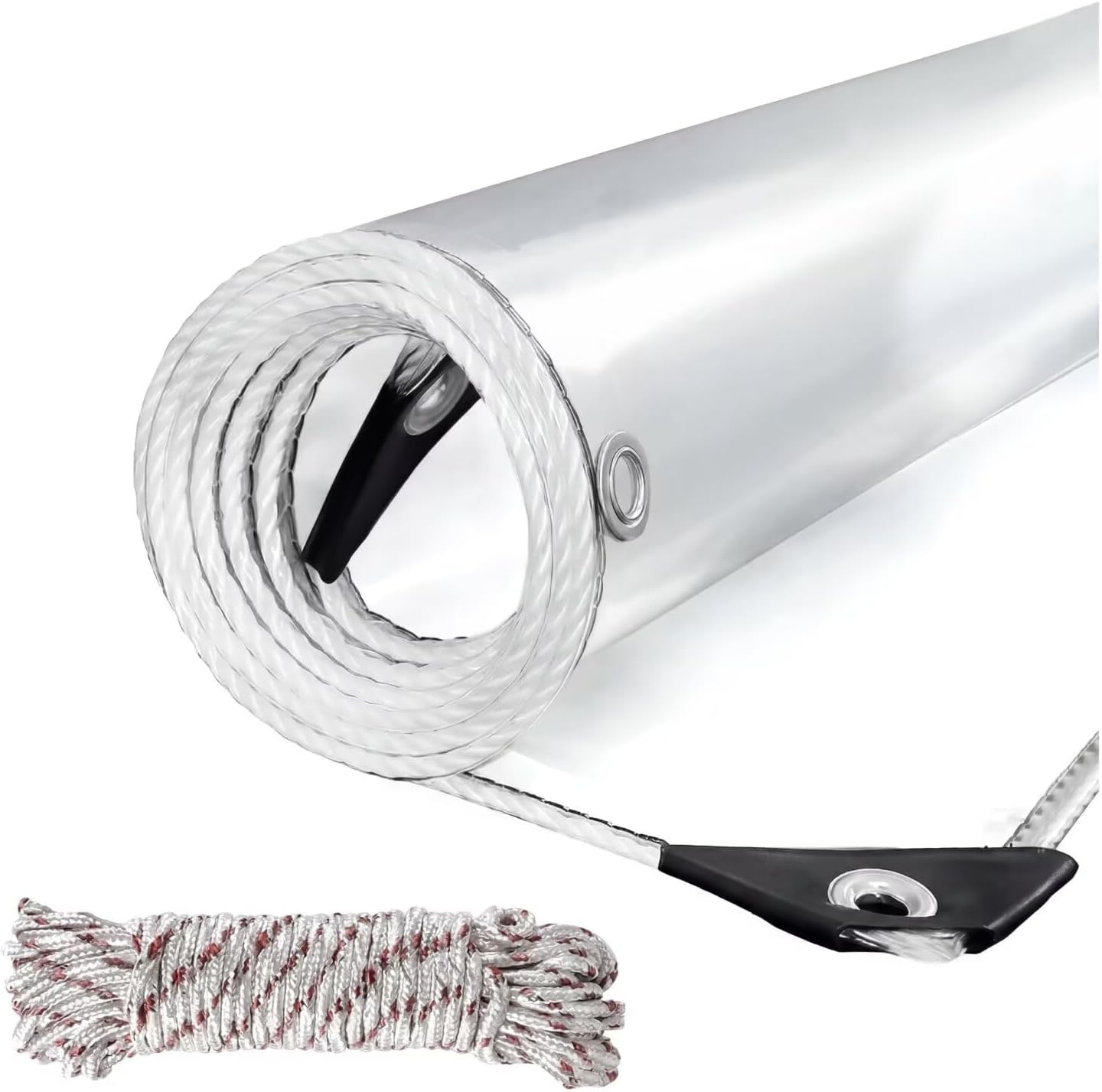 Amazon.com: Clear Tarp Heavy Duty Waterproof 18 Mil,Transparent PVC ...