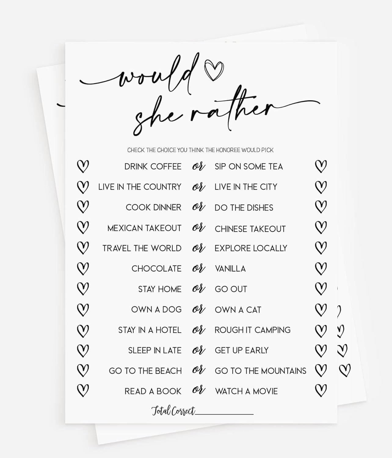 Amazon.com: All Ewired Up 50 Would She Rather Game (50-Cards) Fun Baby ...