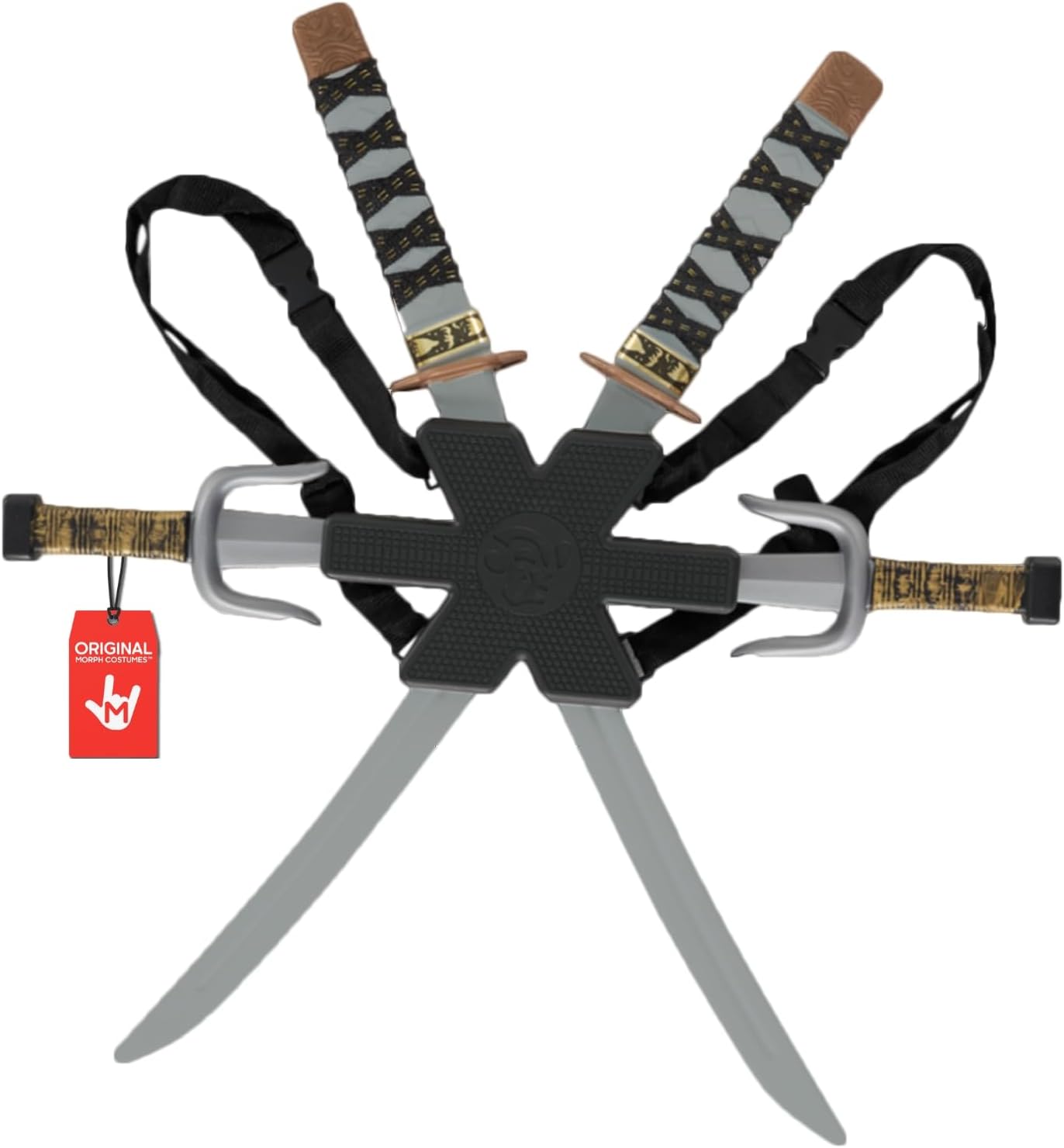Amazon.com: Morph BPA Free Ninja Swords Kids with Back Strap, Ninja Toy ...
