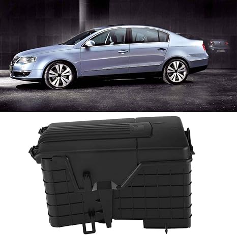 Car Battery Protection Box, Car Battery Dust Cover for Passat B6 Golf ...
