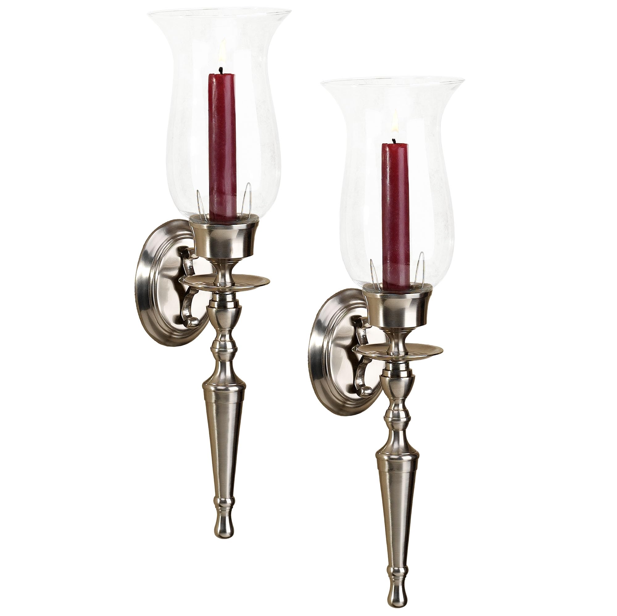 Brass And Glass Decorative Wall Candle Sconces Wall Light | Glass Wall