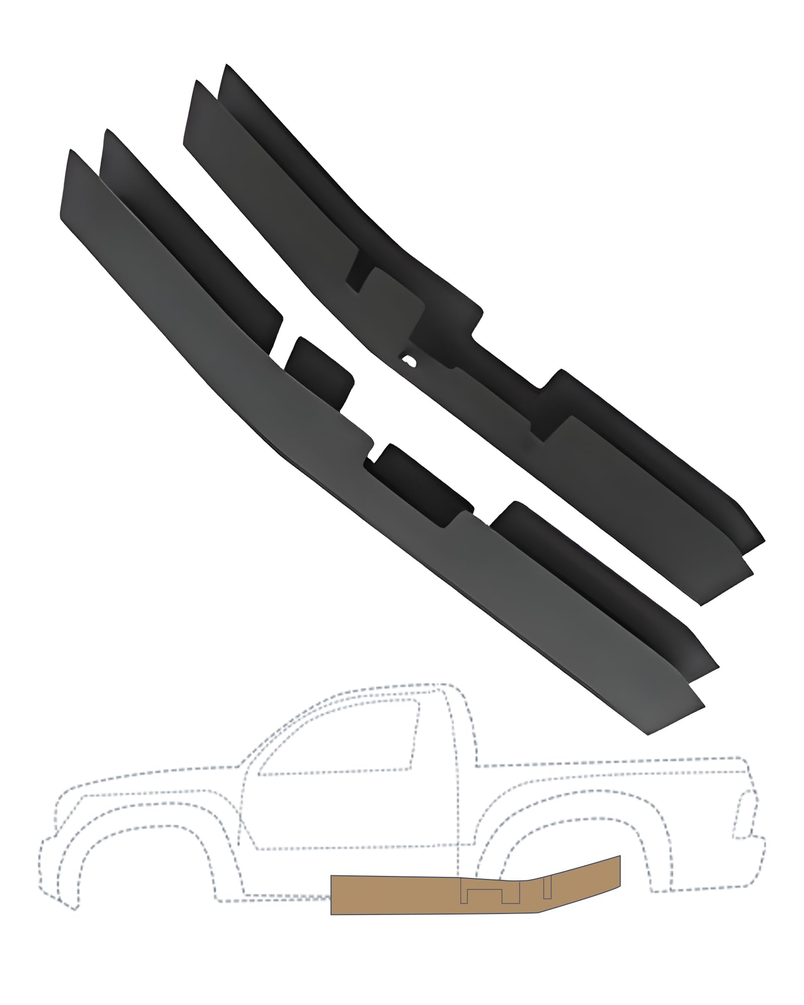 Amazon.com: Mountainpeak Mid Frame Rust Repair Kit Fit for 2004-2008 ...