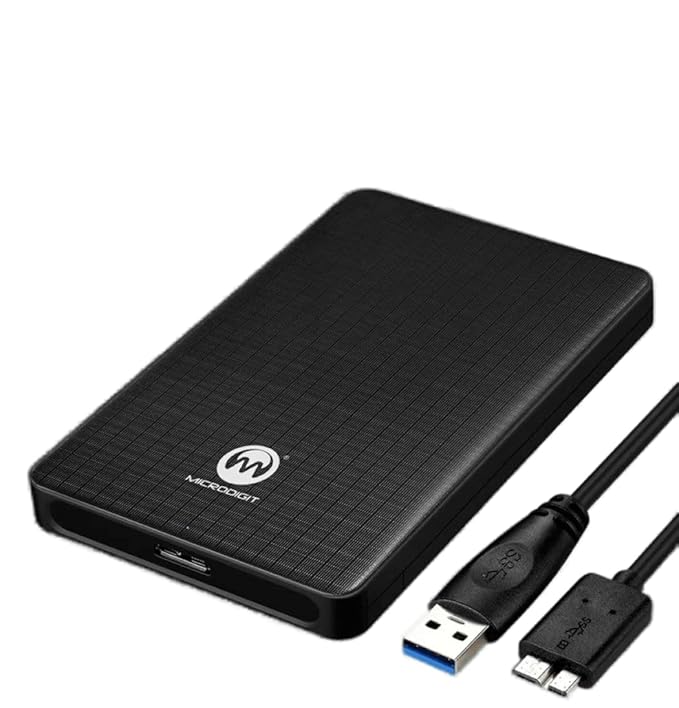 MicroDigit HDD Enclosure Csae for Storage Capacity with The HDD ...