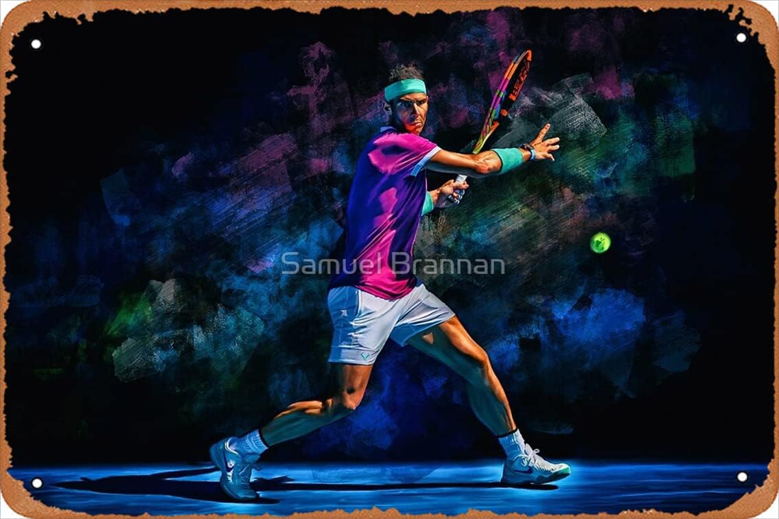 Amazon.com : Rafael Nadal at Australian Open 2022. Digital artwork wall ...
