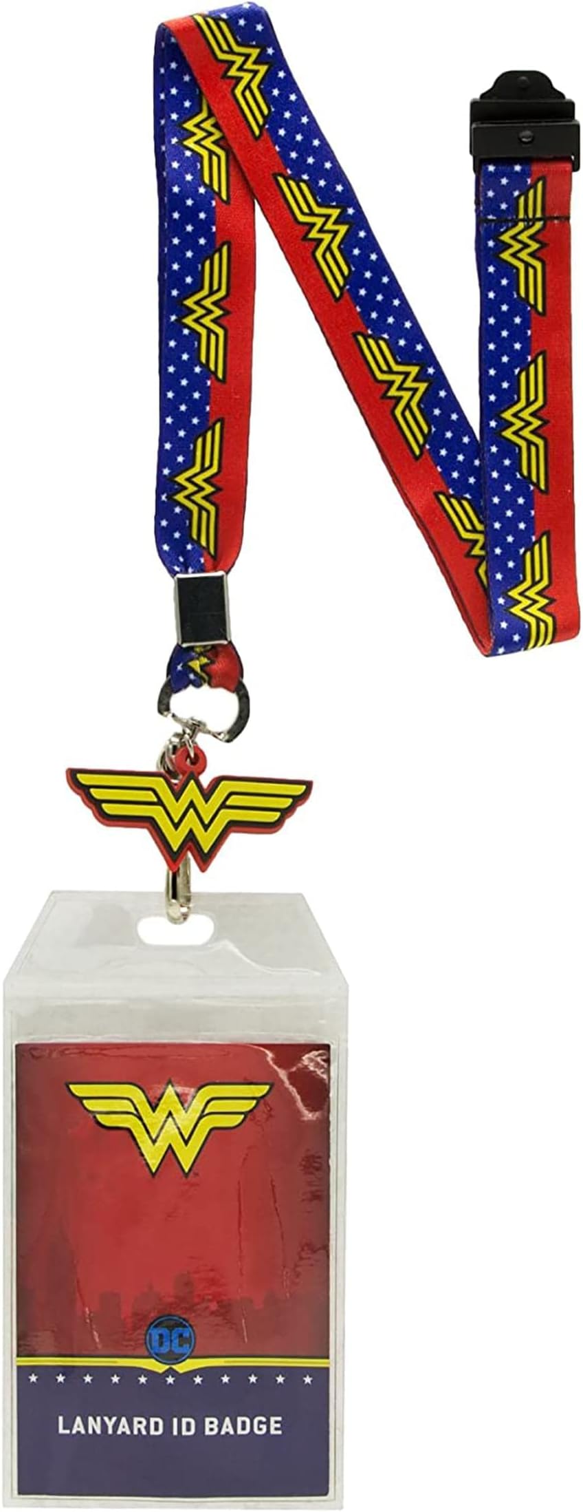Amazon.com: The Silver Buffalo DC Comics Wonder Woman Uniform Logo ...