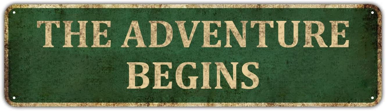 Amazon.com: Mukuko The Adventure Begins Sign, Woodland Nursery Decor ...