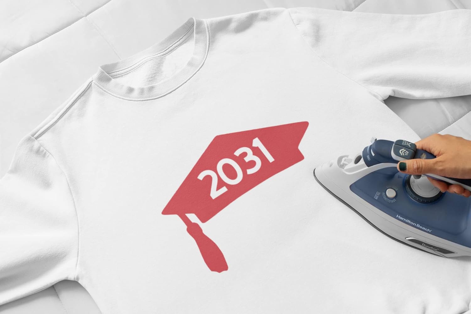 Class Of 2031 Graduation Cap Decal, Graduation T Shirt Transfer, DIY ...