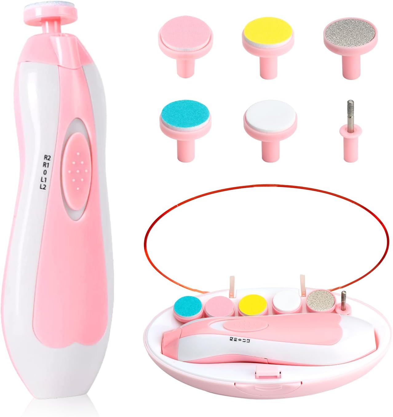 Amazon.com: Baby Nail Trimmer Electric Nail File Baby Nail Clippers, 20 ...