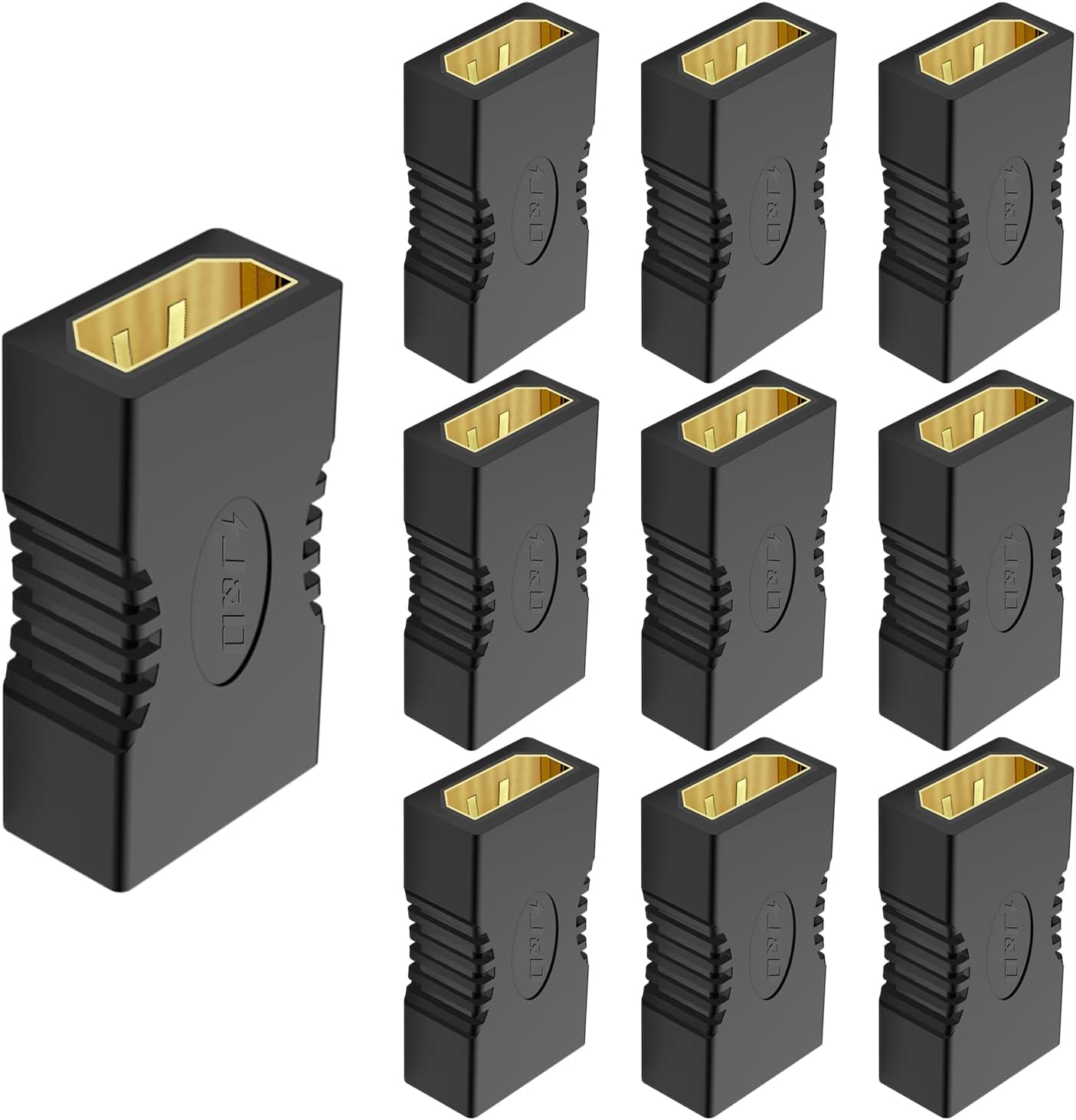 Amazon.com: exgoofit HDMI Female to HDMI Female Coupler Connector Pack ...