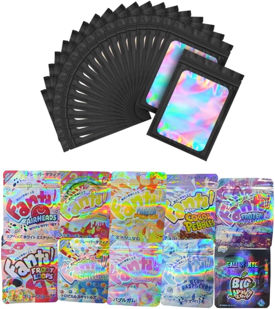 Amazon.com: 100 lot/pcs Bags, 1 Special Cartoon Pattern, 3.5g Bags ...